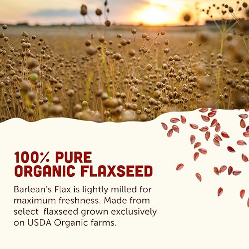 High-fiber ground flaxseed for snacks