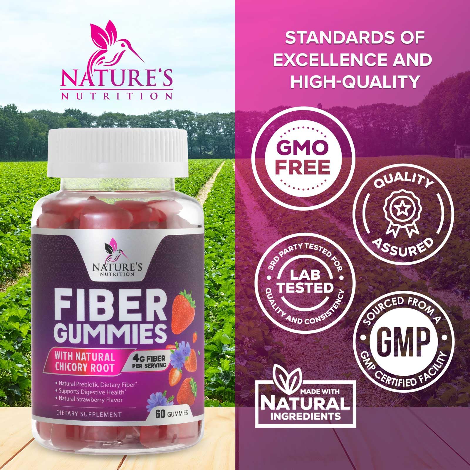 high-fiber gummies for improved regularity