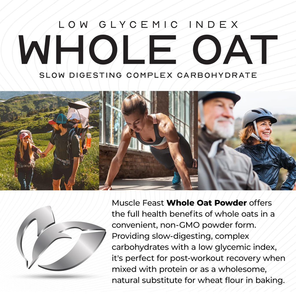 high-fiber Muscle Feast oat supplement