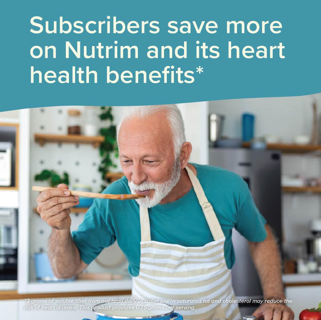 High fiber oat bran supplement