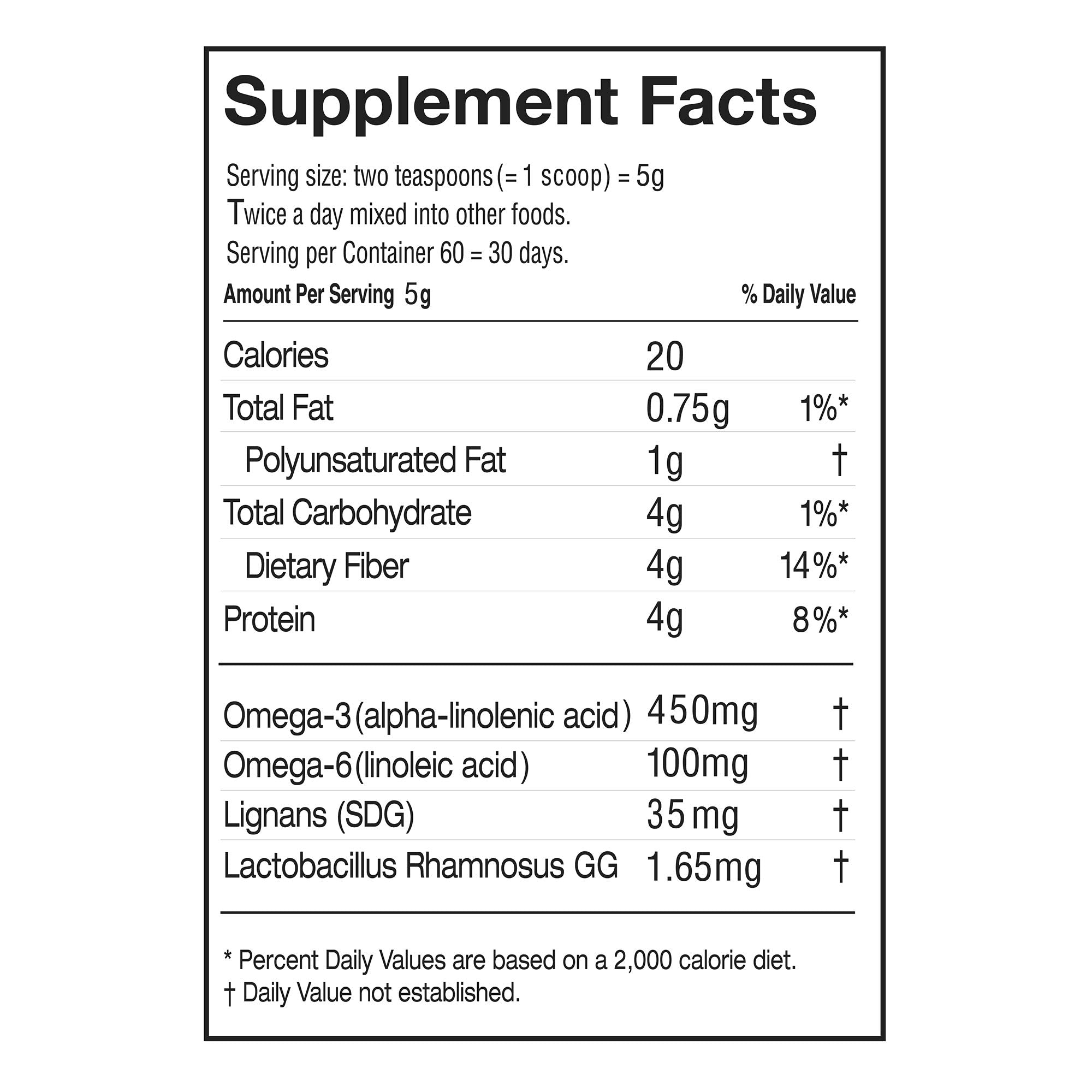 high-fiber organic flaxseed for energy