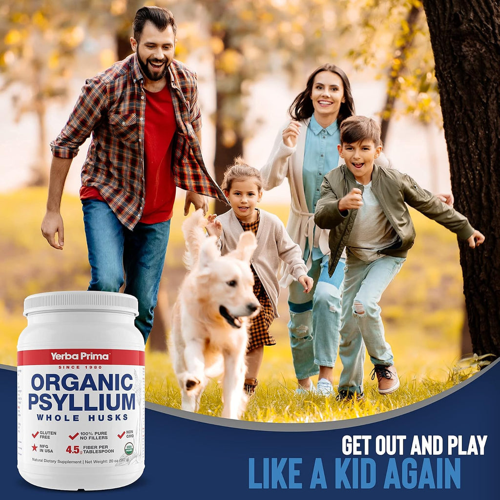 high-fiber organic psyllium husks