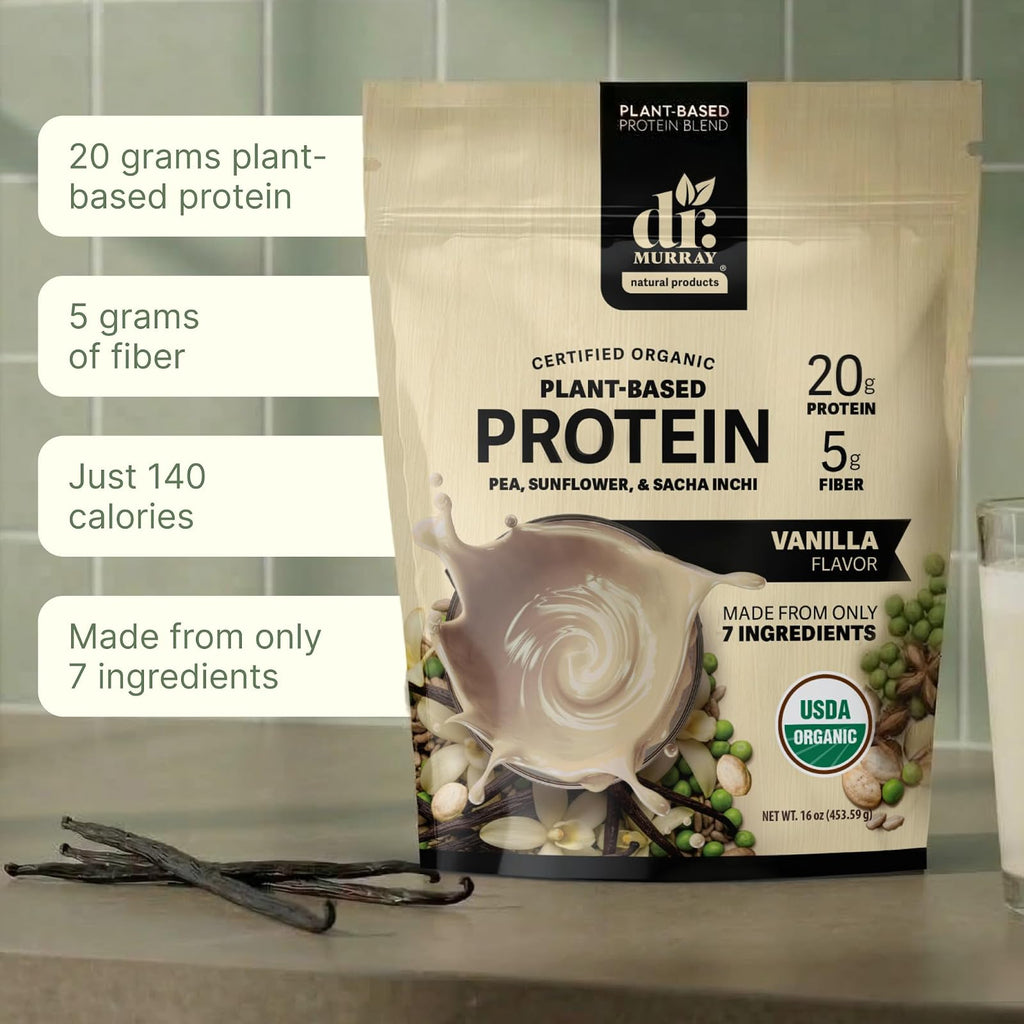 high fiber plant protein powder