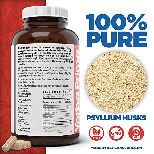 high-fiber psyllium capsules for gut health