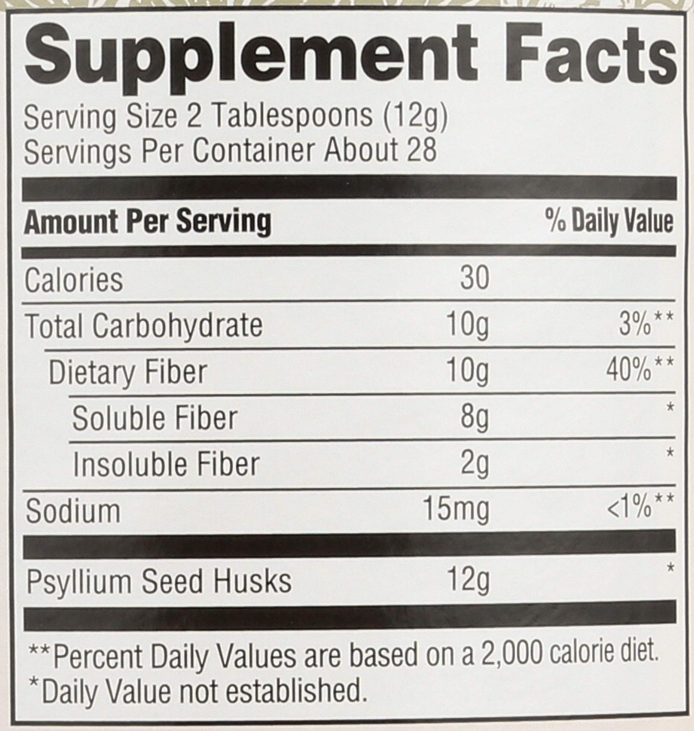 high-fiber psyllium husk flakes