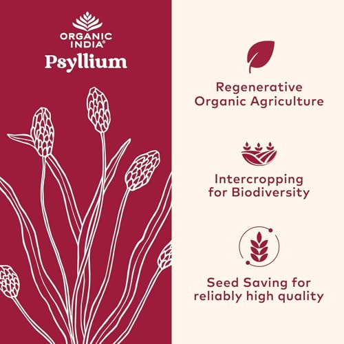 High-fiber psyllium husk for gut health