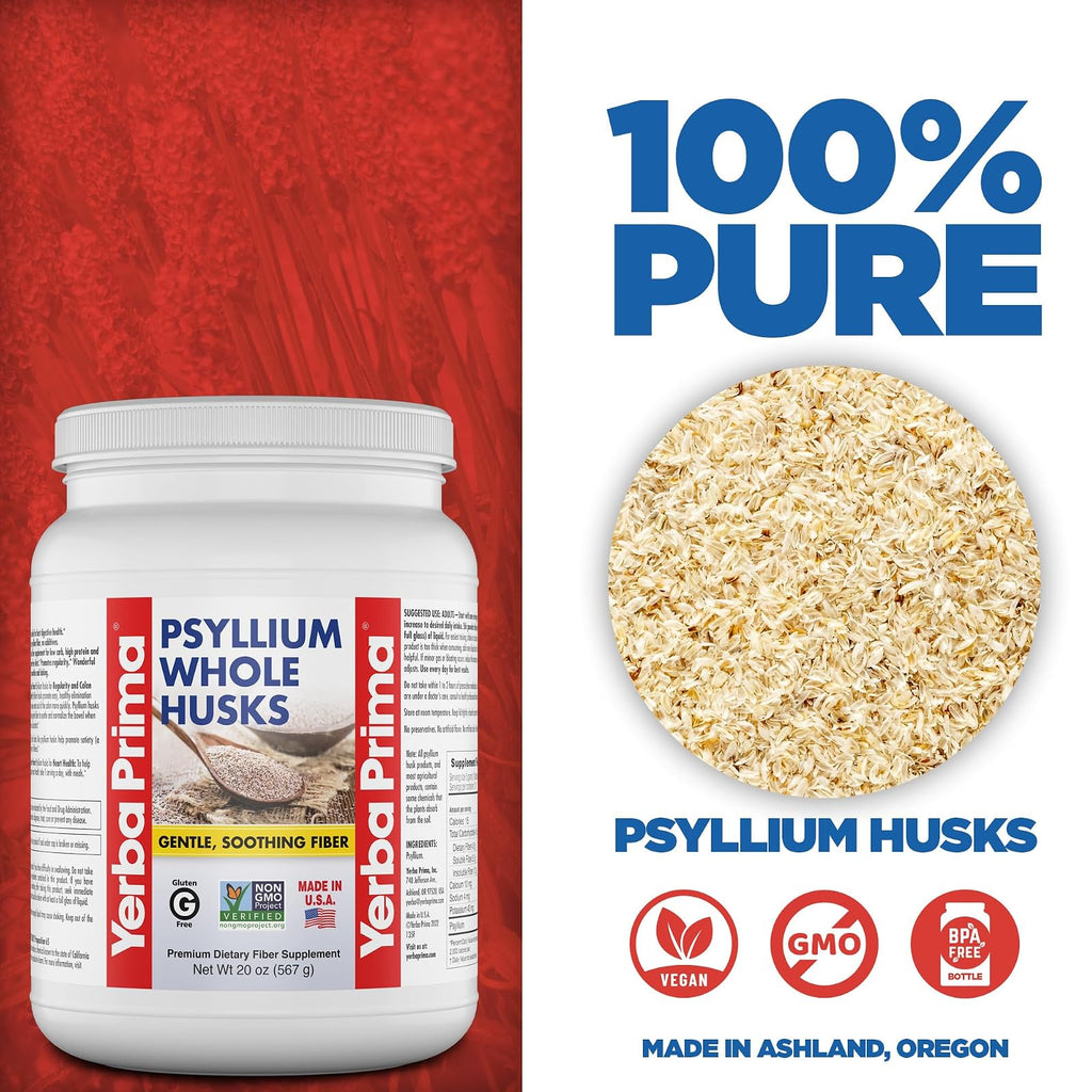 high-fiber psyllium husk for gut
