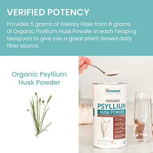 High-fiber psyllium husk powder use