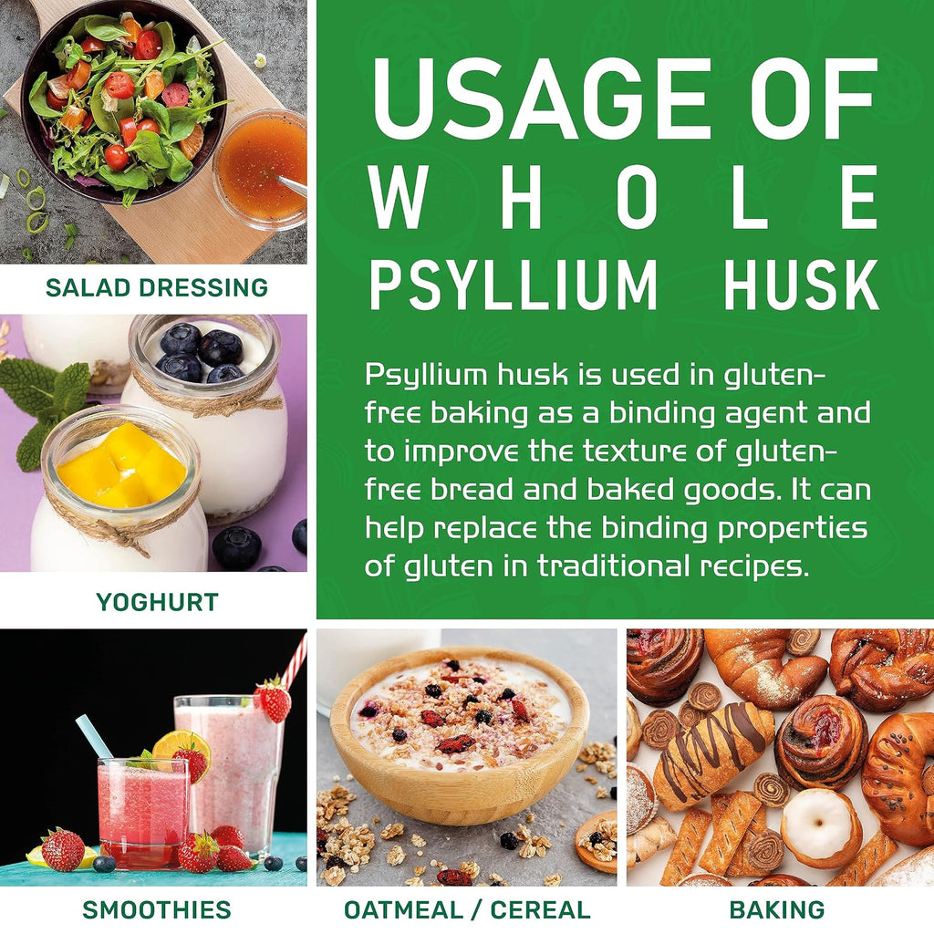 high-fiber psyllium husk powder