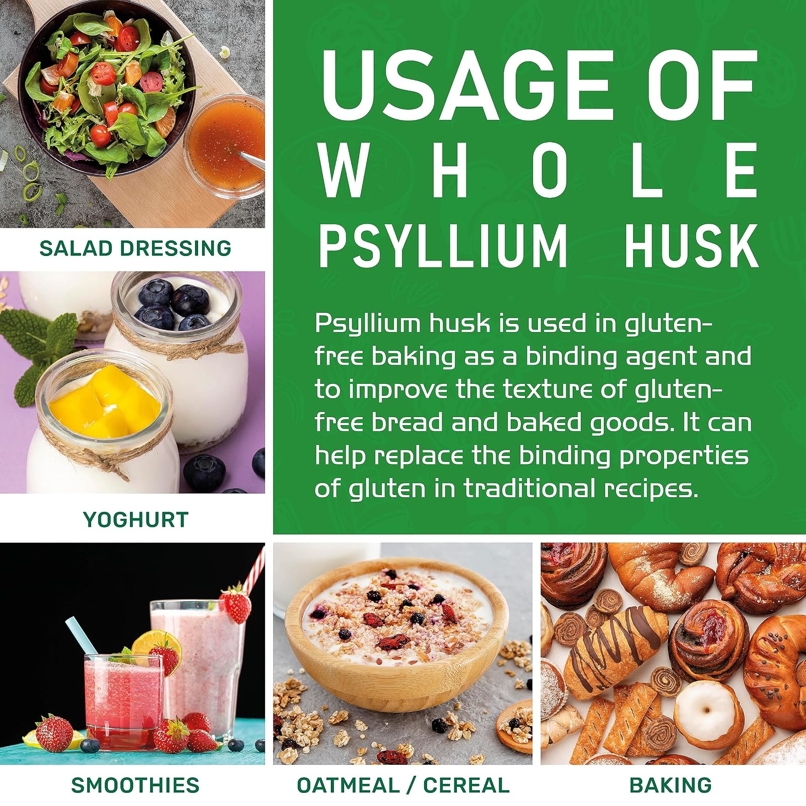 high-fiber psyllium husk powder