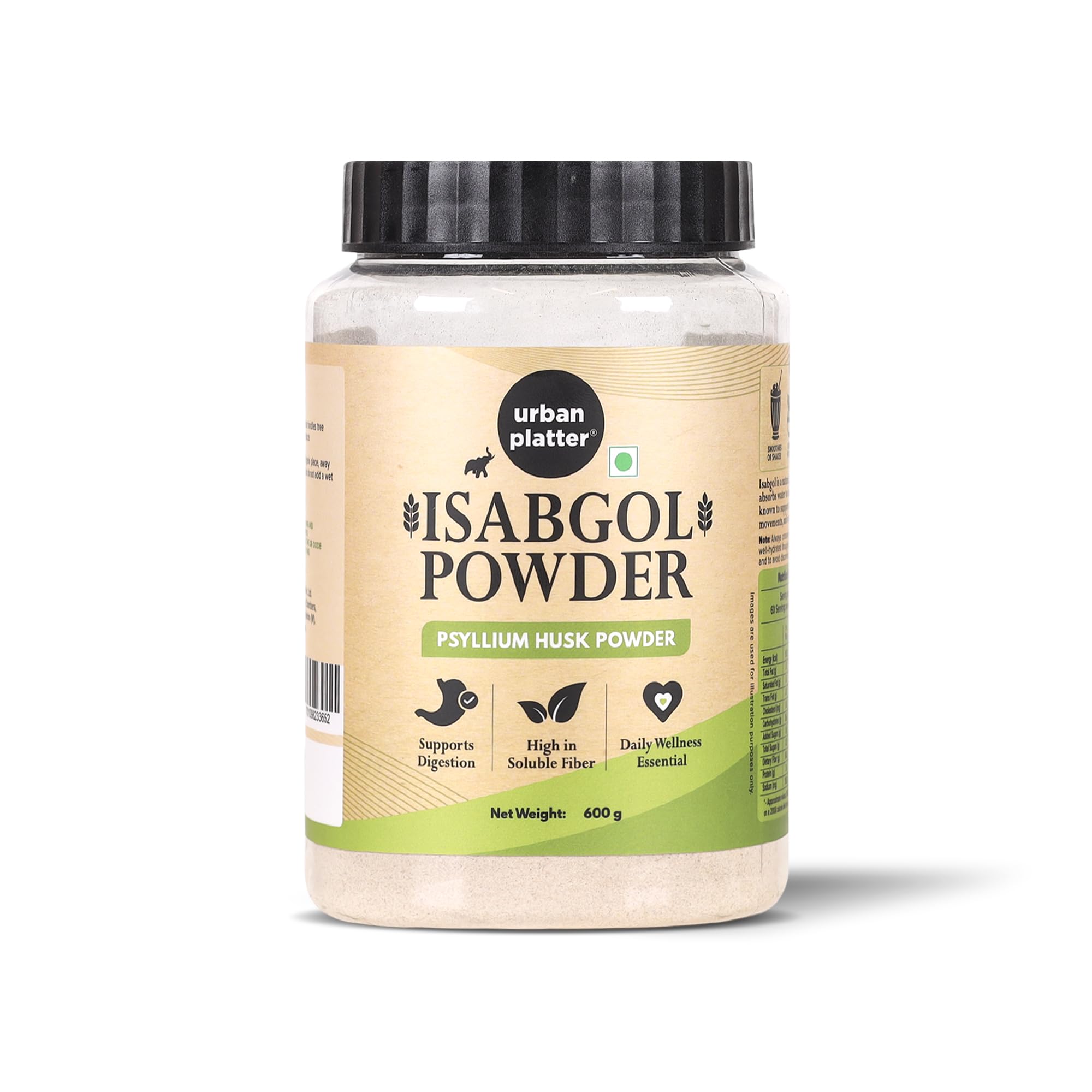 high-fiber psyllium husk powder
