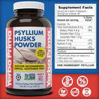 high-fiber psyllium husk supplement pack