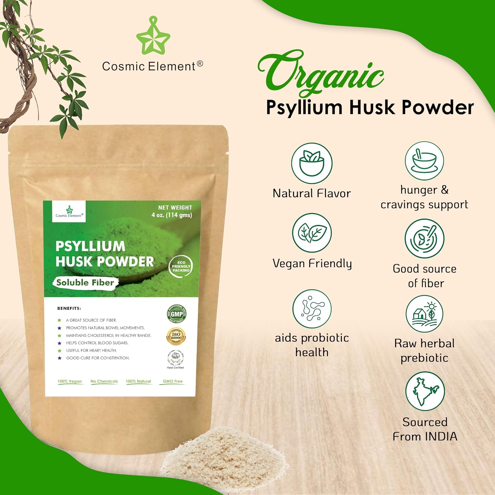 high-fiber psyllium husk supplement