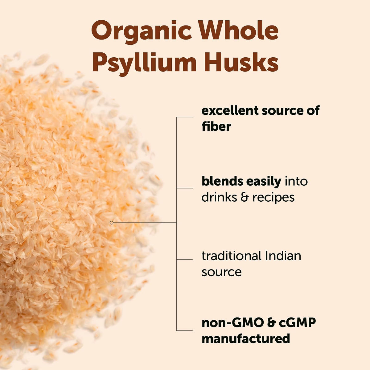 high-fiber psyllium husk supplement