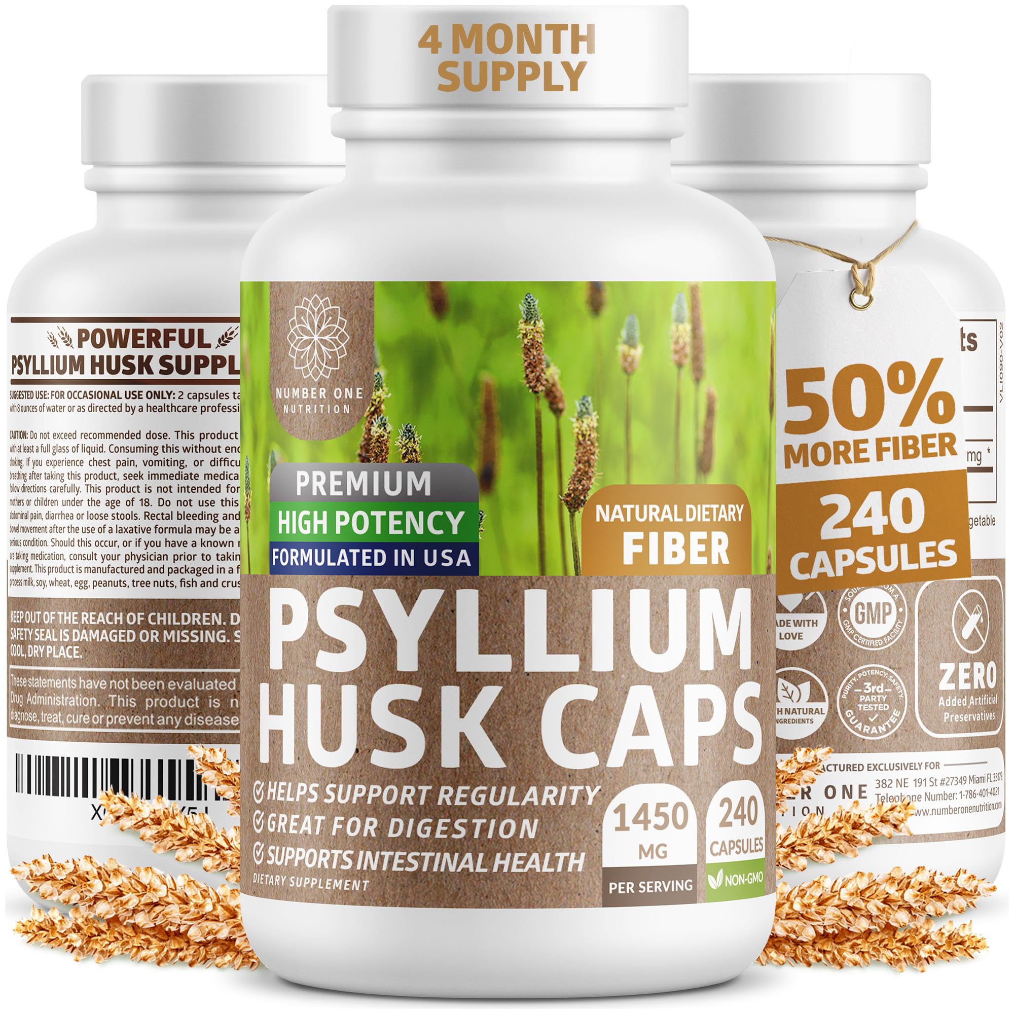 high fiber psyllium supplement