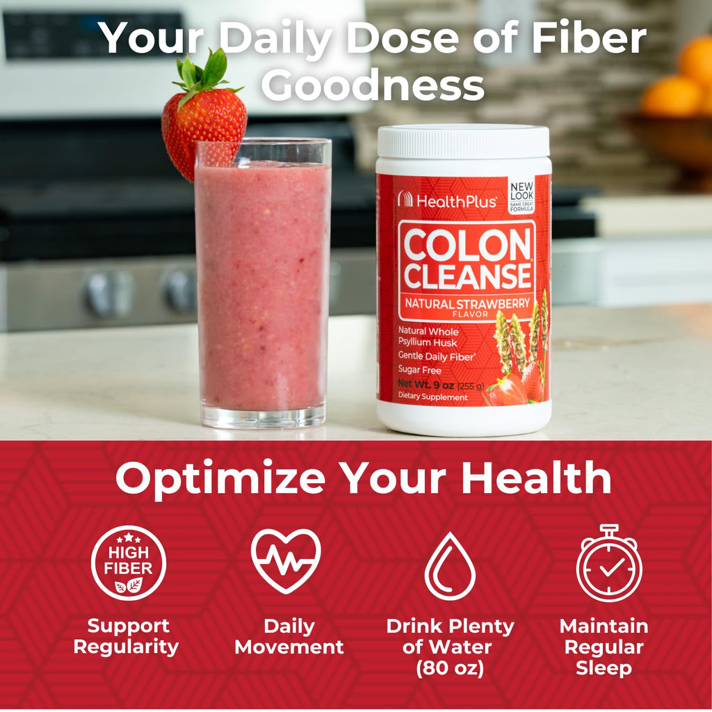 high-fiber strawberry drink mix