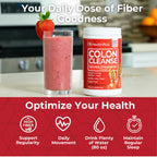 high-fiber strawberry drink mix