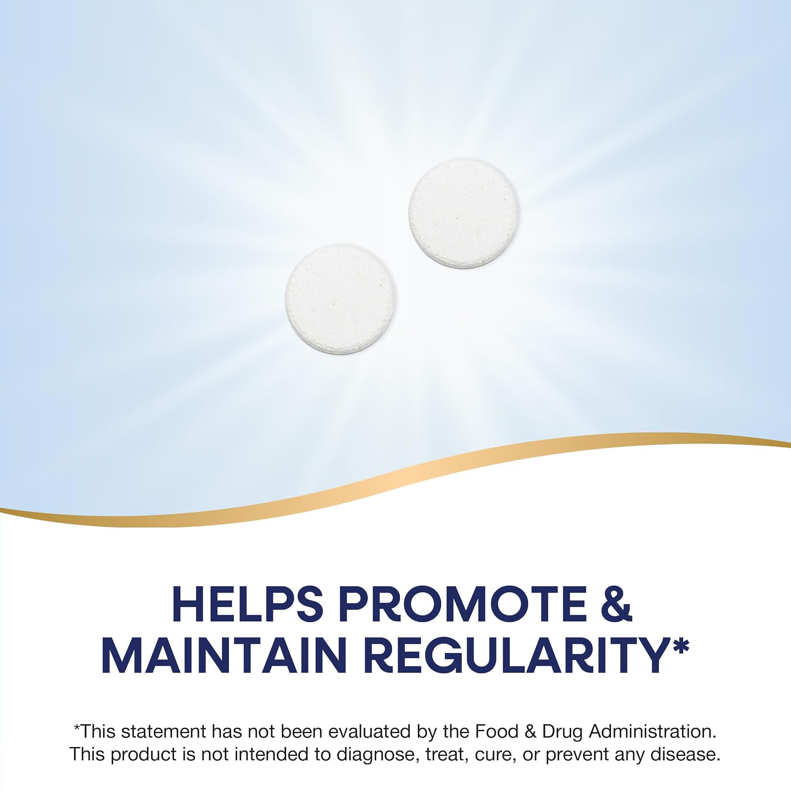 High-fiber tablets for daily wellness
