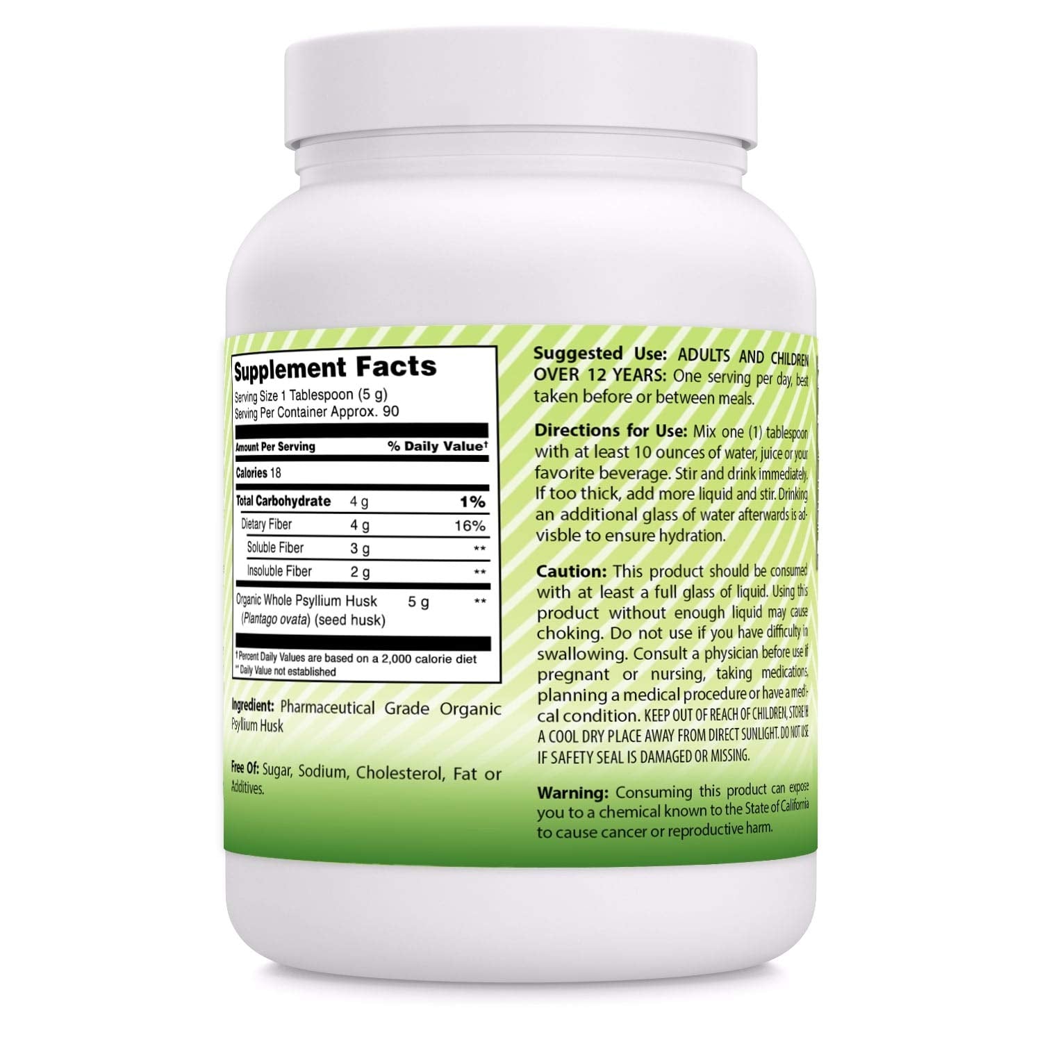 High-fibre Amazing India psyllium husk supplement