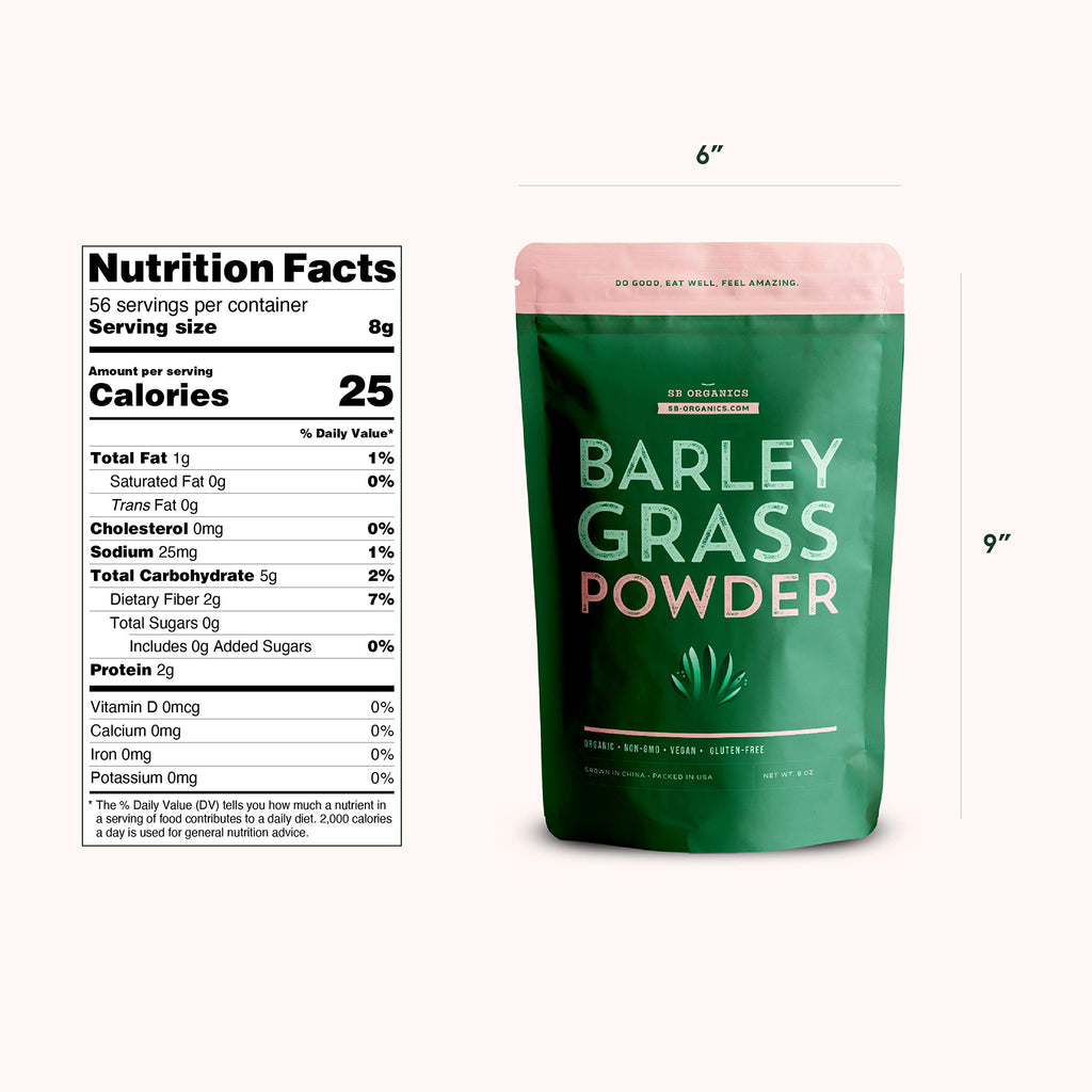 high-fibre barley grass nutrition