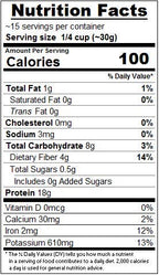 high-fibre faba bean protein supplement
