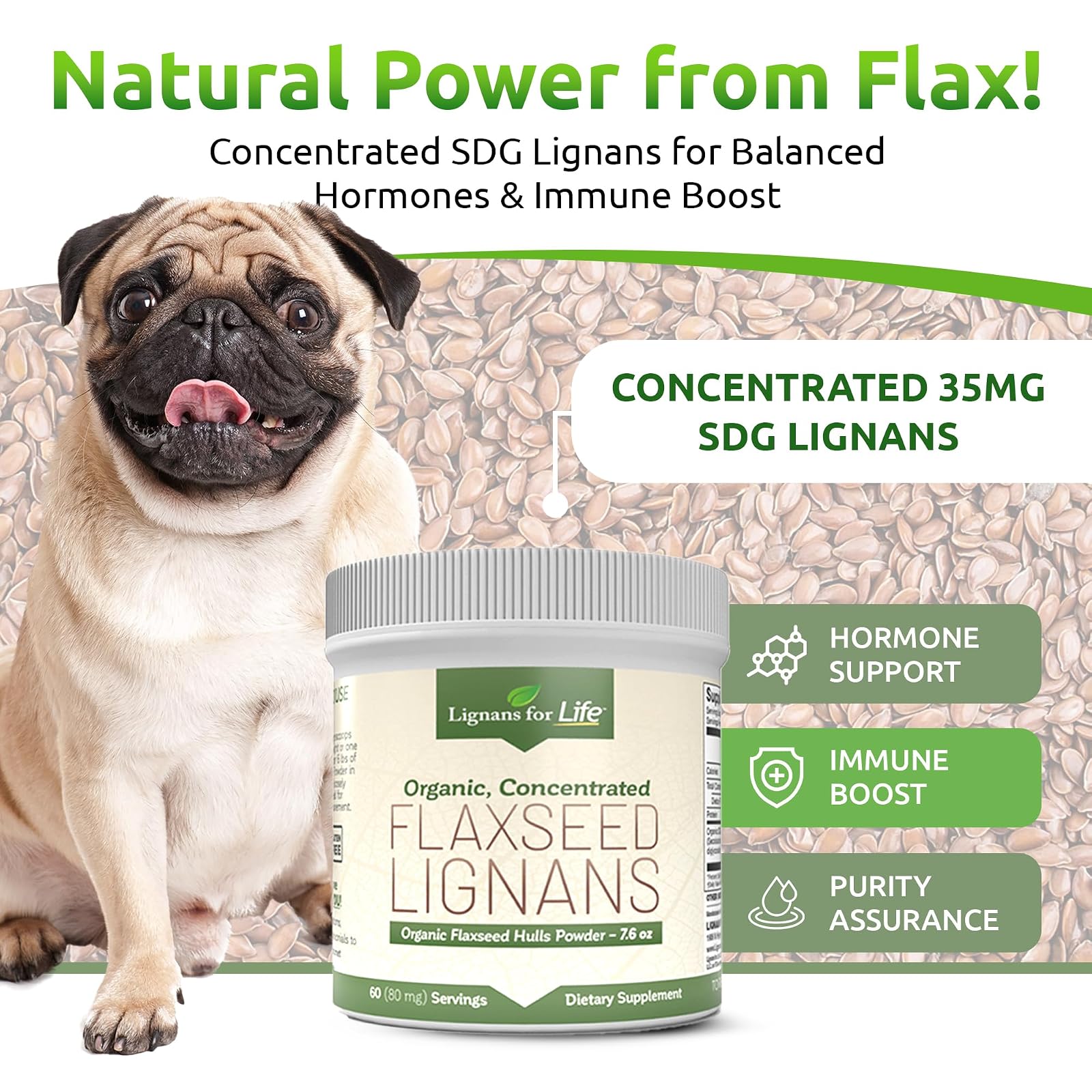 high fibre flaxseed for gut health