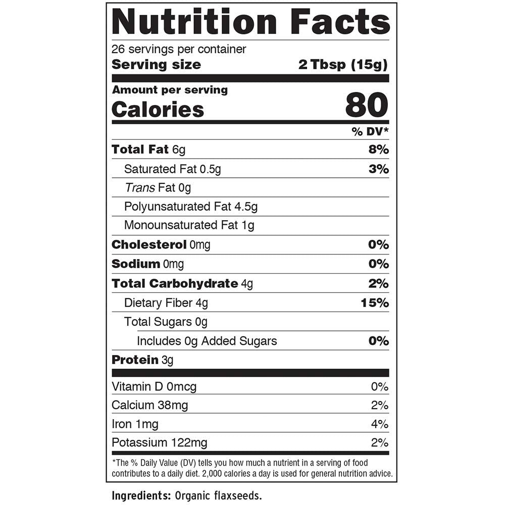 high-fibre flaxseed for weight management