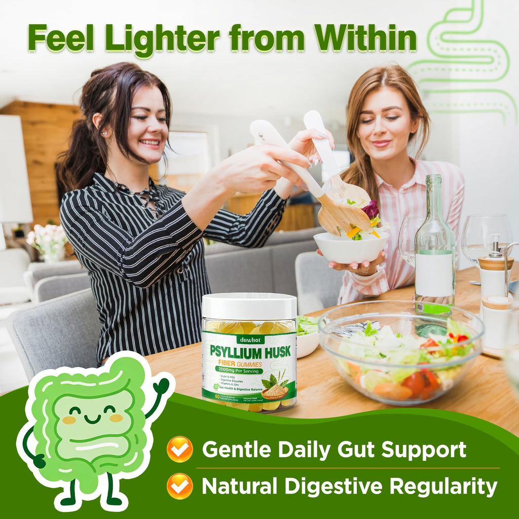 High-fibre gummies for gut health