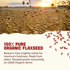 high-fibre organic flaxseed for digestion