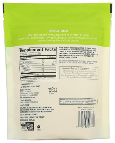 high-fibre organic psyllium husk
