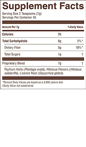 high-fibre organic psyllium product