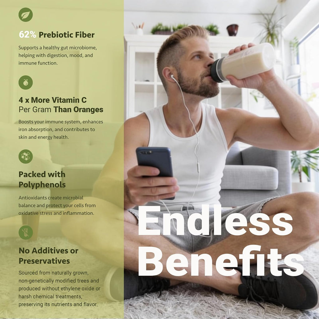 high-fibre powder for smoothies