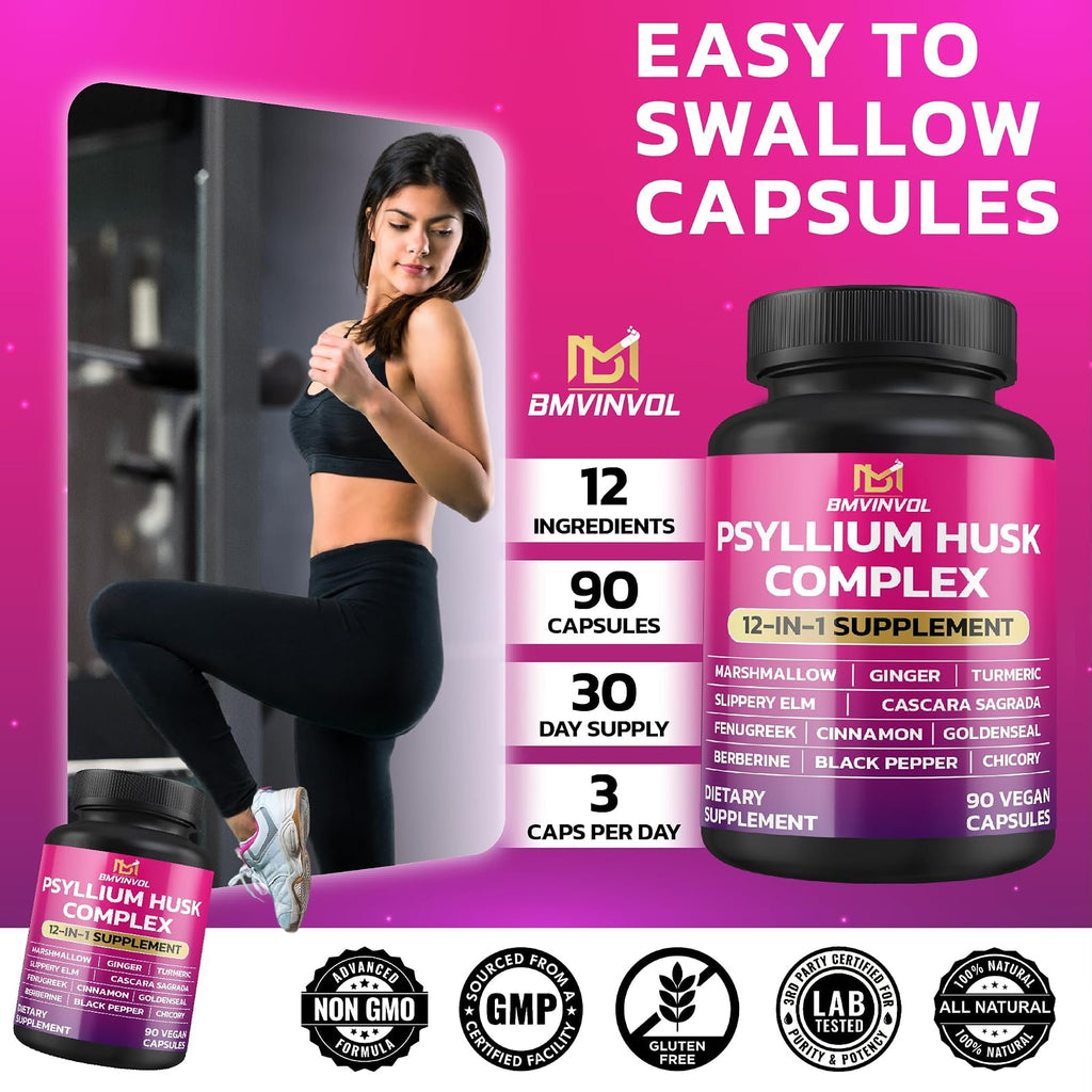 high-fibre psyllium husk capsules