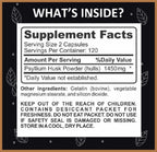 High-fibre psyllium husk capsules