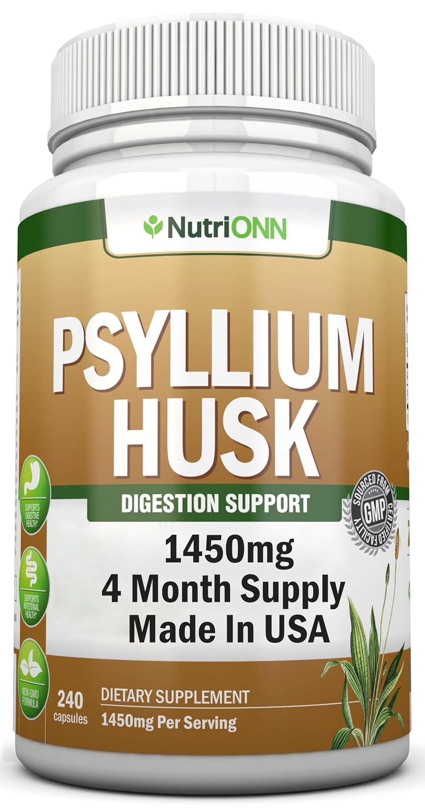 high-fibre psyllium husk capsules