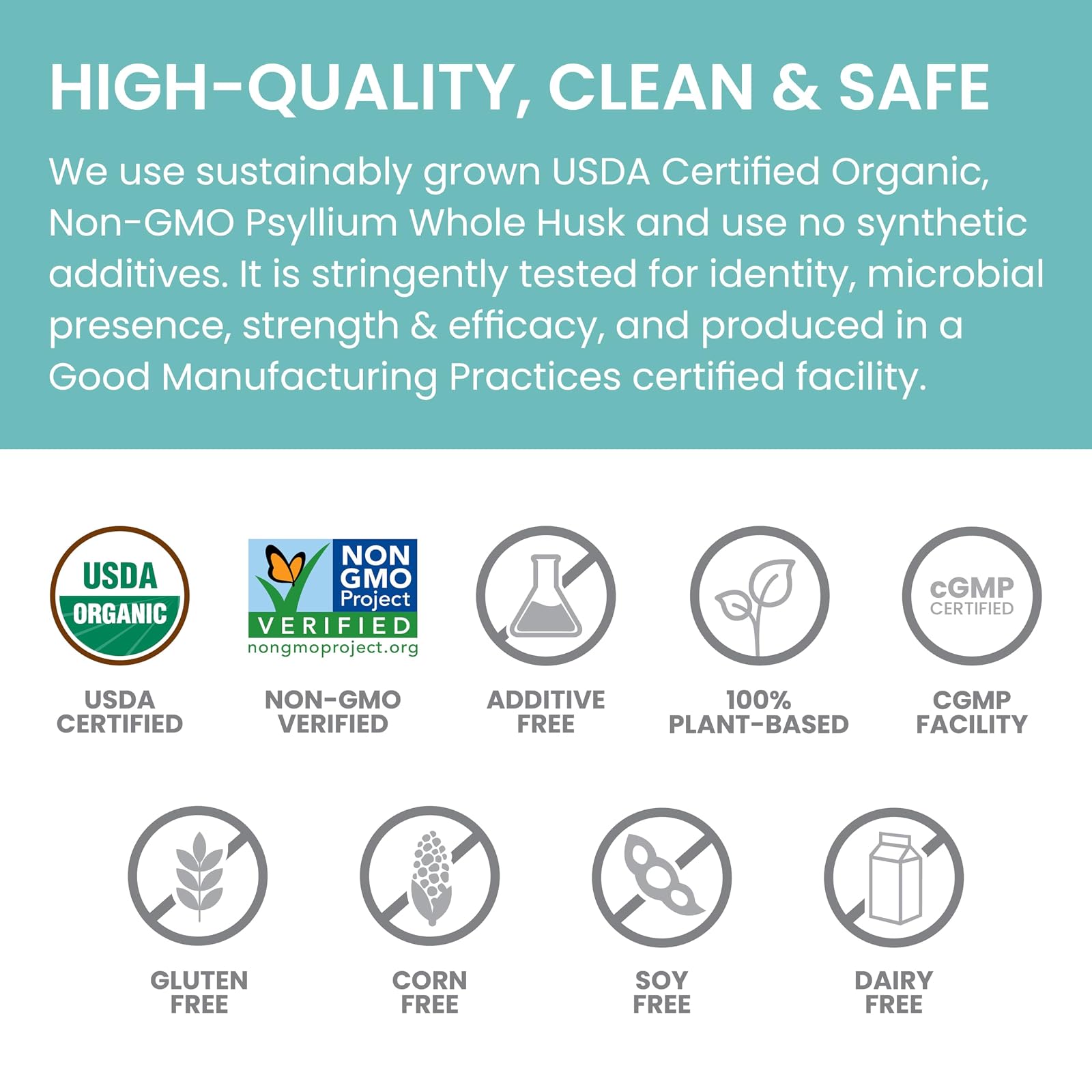 high-fibre psyllium husk powder