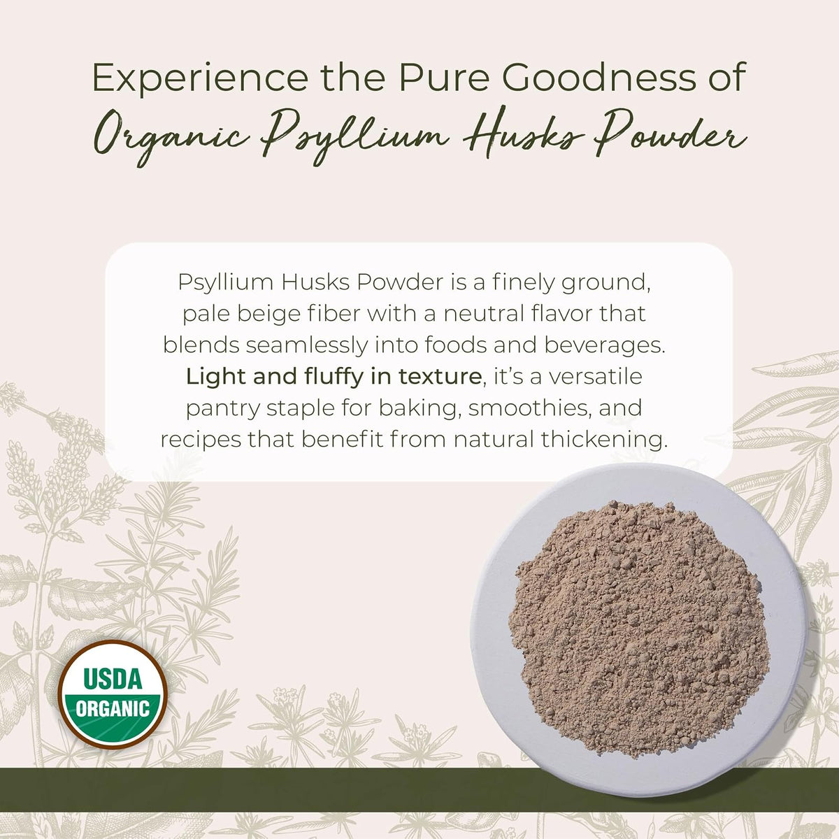 high-fibre psyllium husk supplement