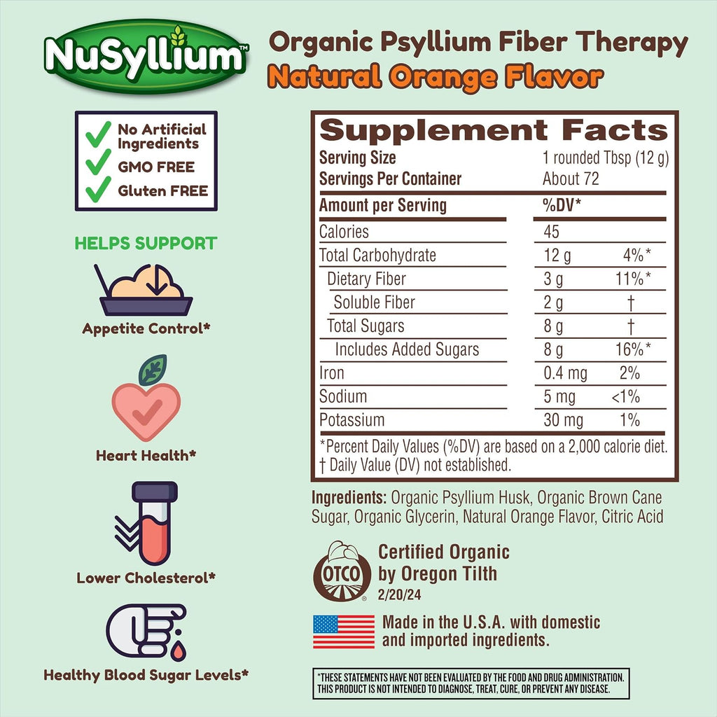 high-fibre psyllium husk supplement