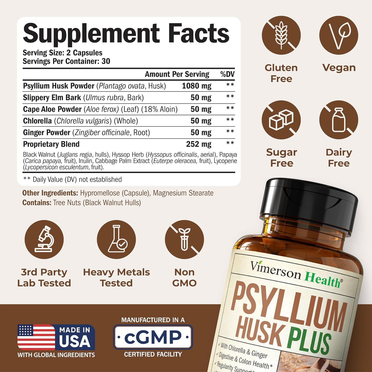 high fibre psyllium husk supplement