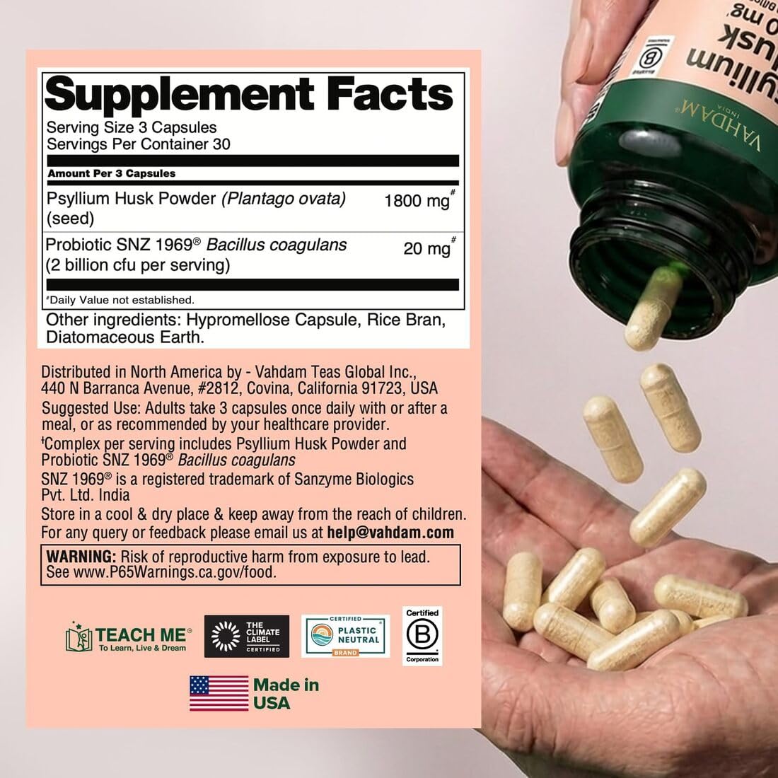 high fibre psyllium husk supplement