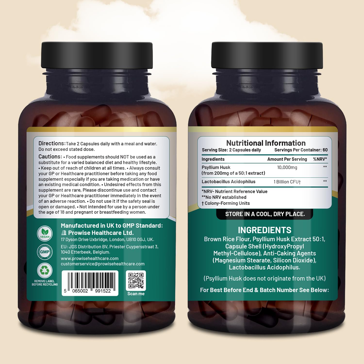 high fibre psyllium husk supplement
