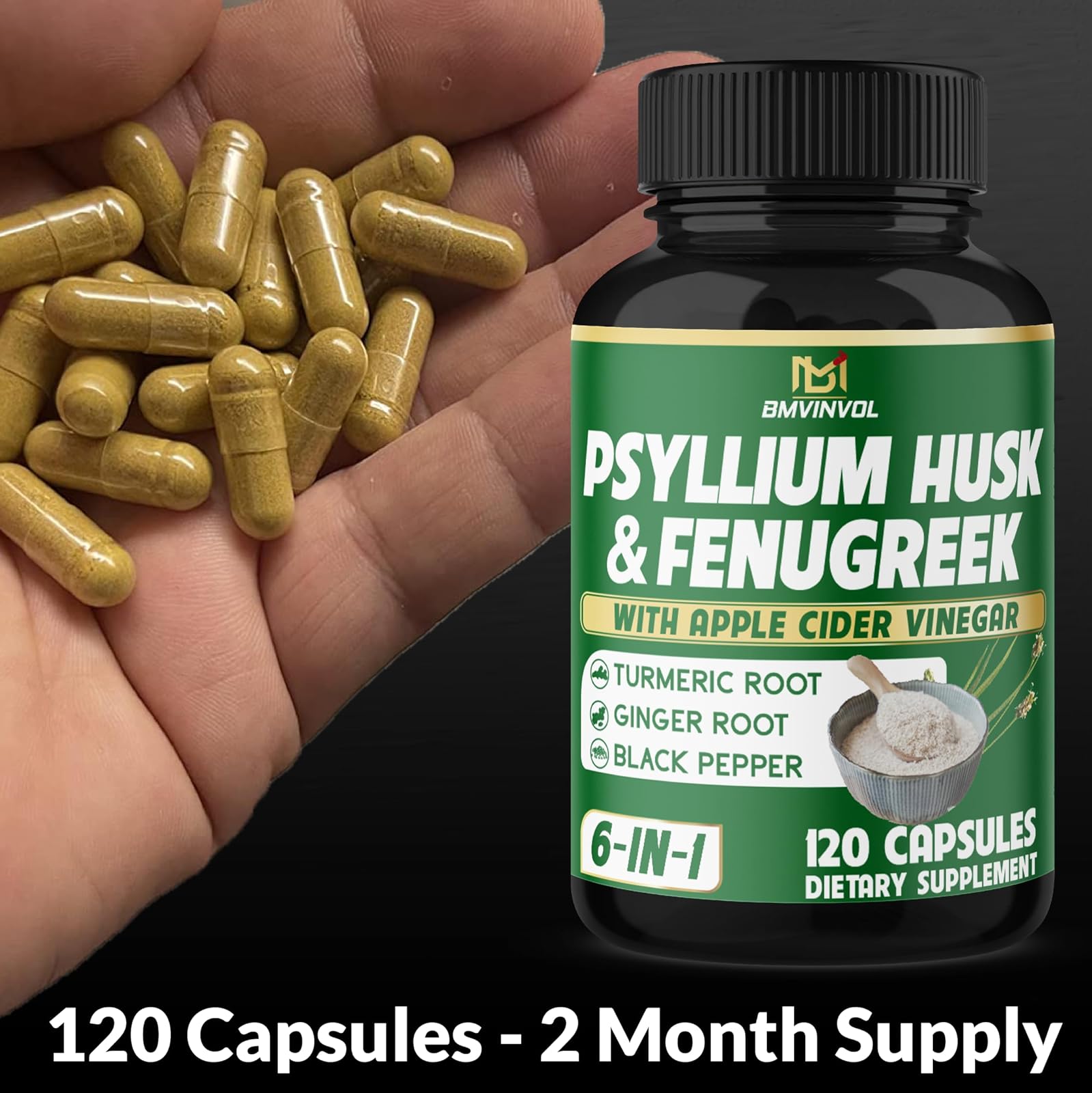 high-fibre psyllium husk supplement