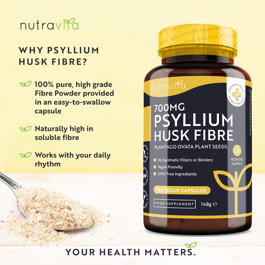 high fibre psyllium supplement capsules