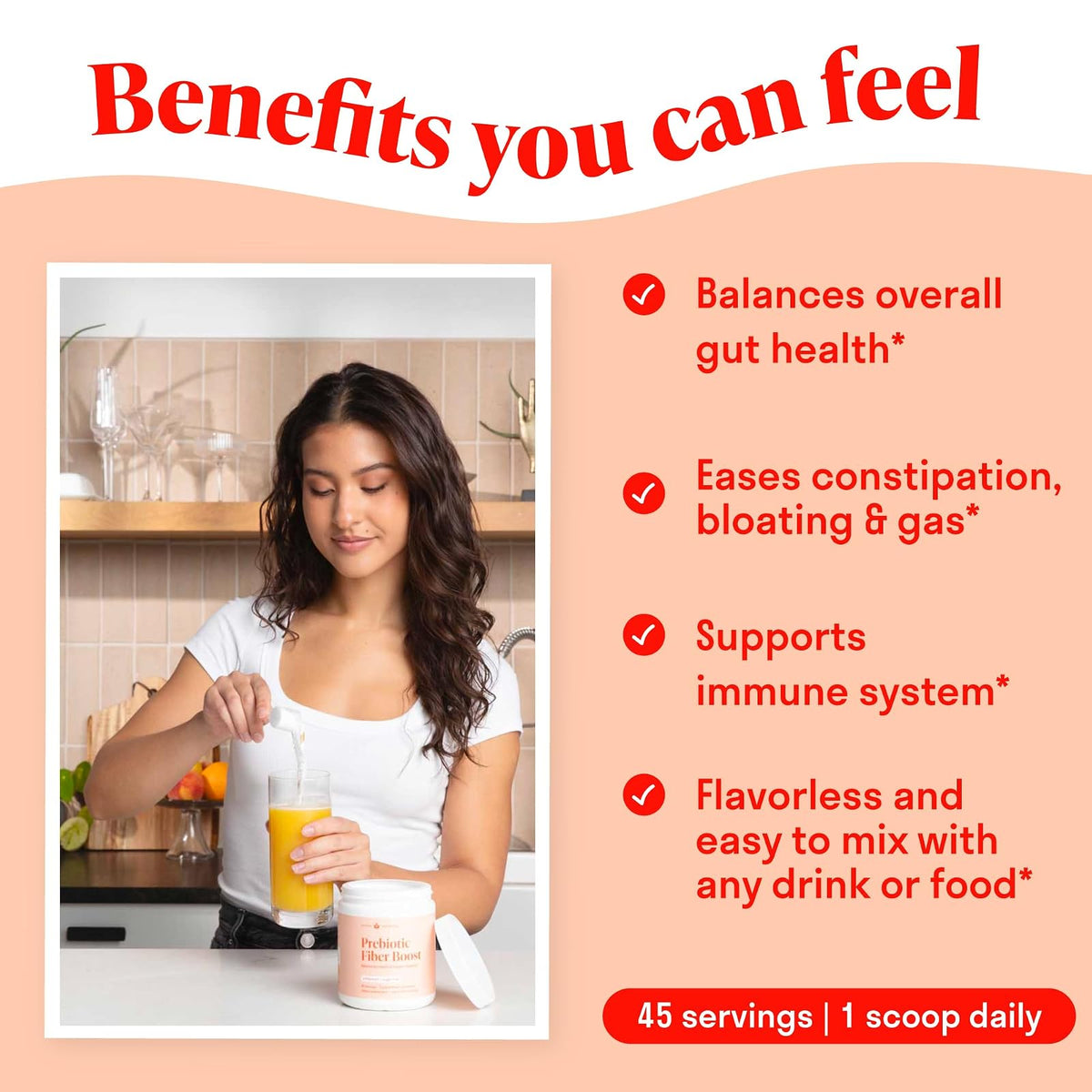 high-fibre supplement for gut support