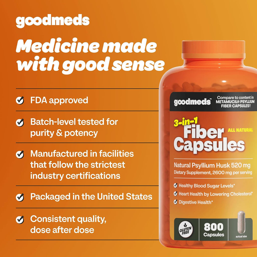 High fibre supplement for wellness
