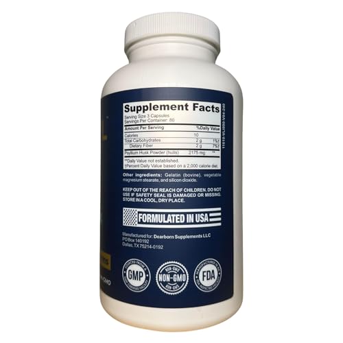high-fibre TRTL psyllium husk capsules