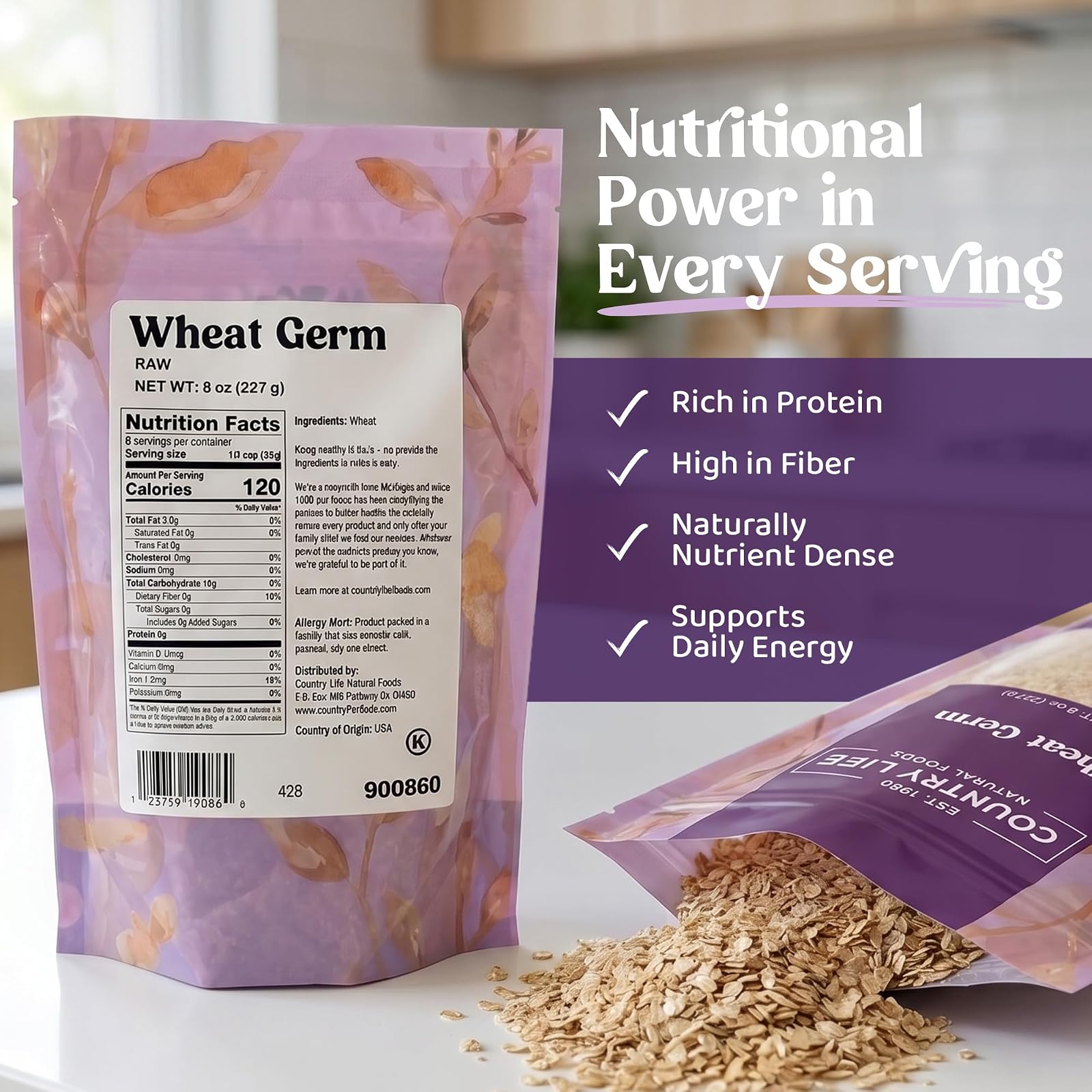 high-fibre wheat germ for digestive health