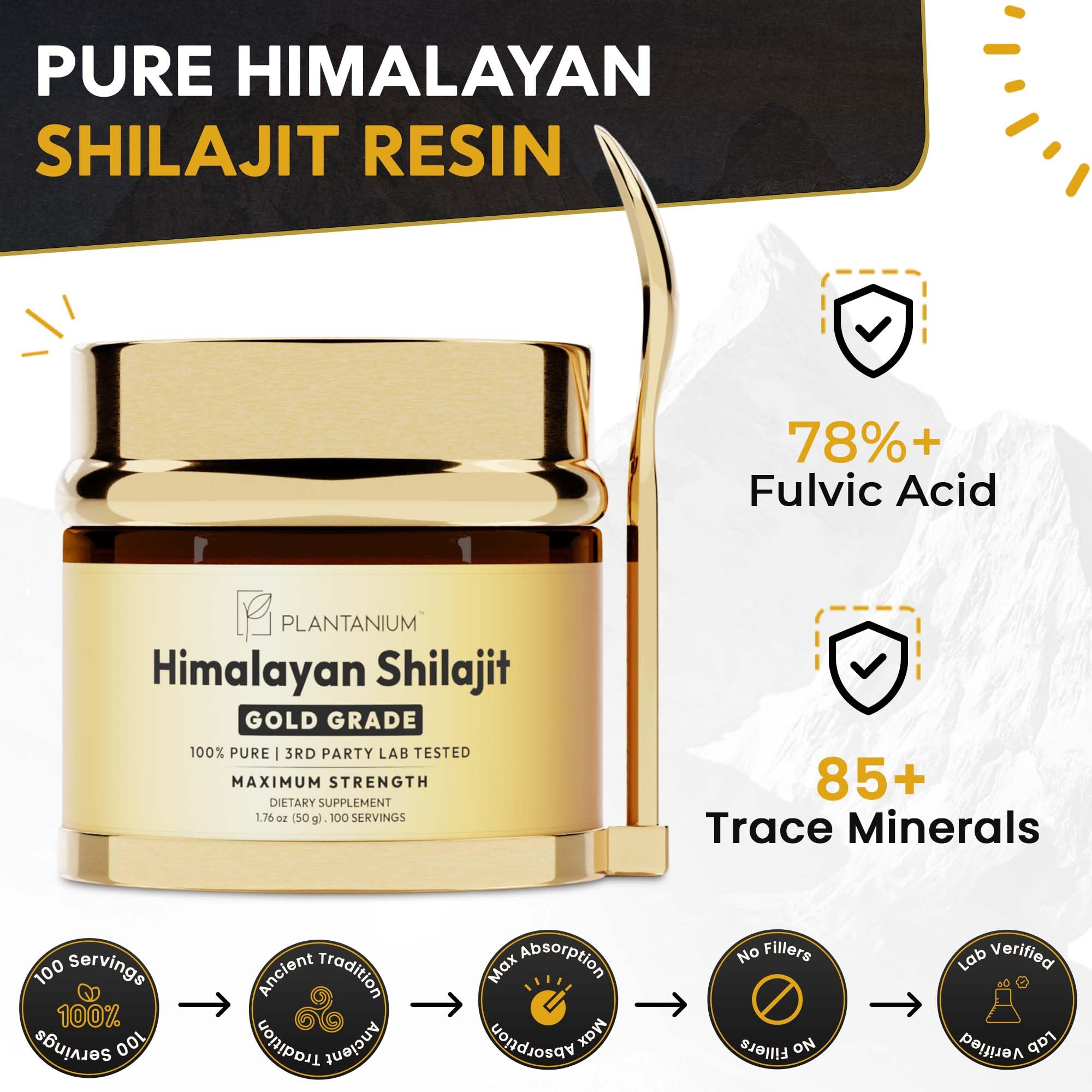 High fulvic acid content supplement