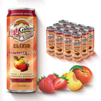 High Ground mushroom seltzer strawberry peach