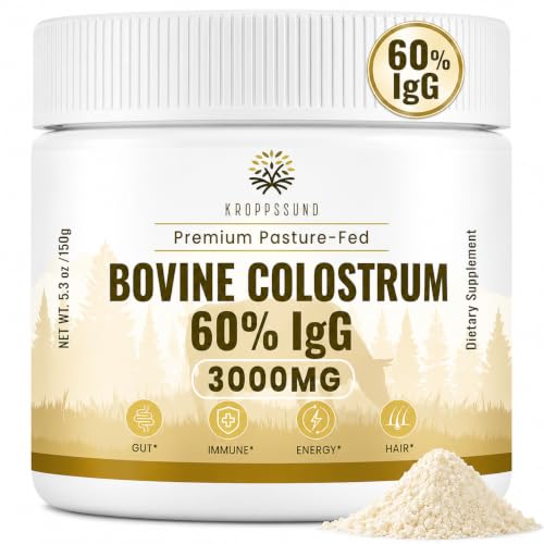 high IgG bovine colostrum immune support